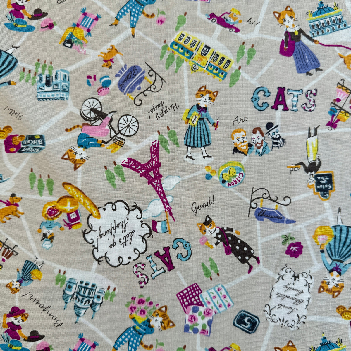 Shopping Map- Beige - Sobakasu Kids - Yuwa – Sunny Day Supply