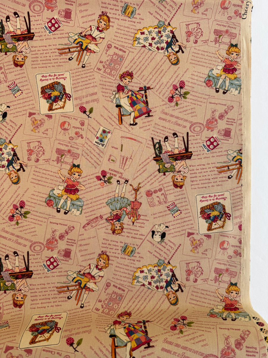 Cheery Days - Text - Pink - Koko Seki – Sunny Day Supply