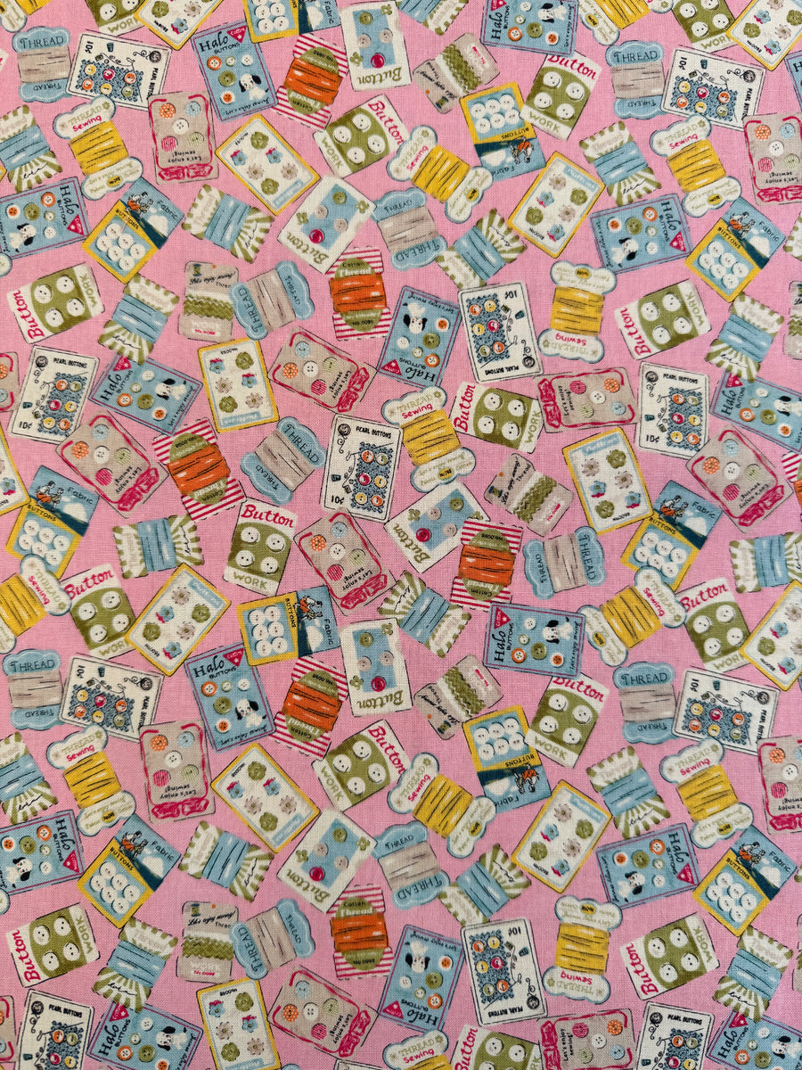 Cheery Days - Button Card - Pink - Koko Seki – Sunny Day Supply